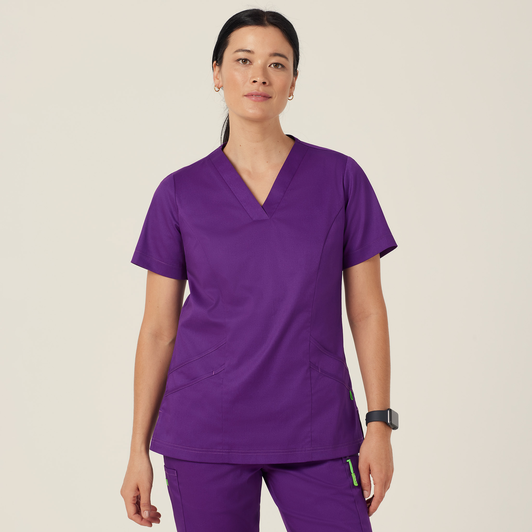 Next-Gen Antibacterial Active Florence Scrub Top, purple | NNT Uniforms