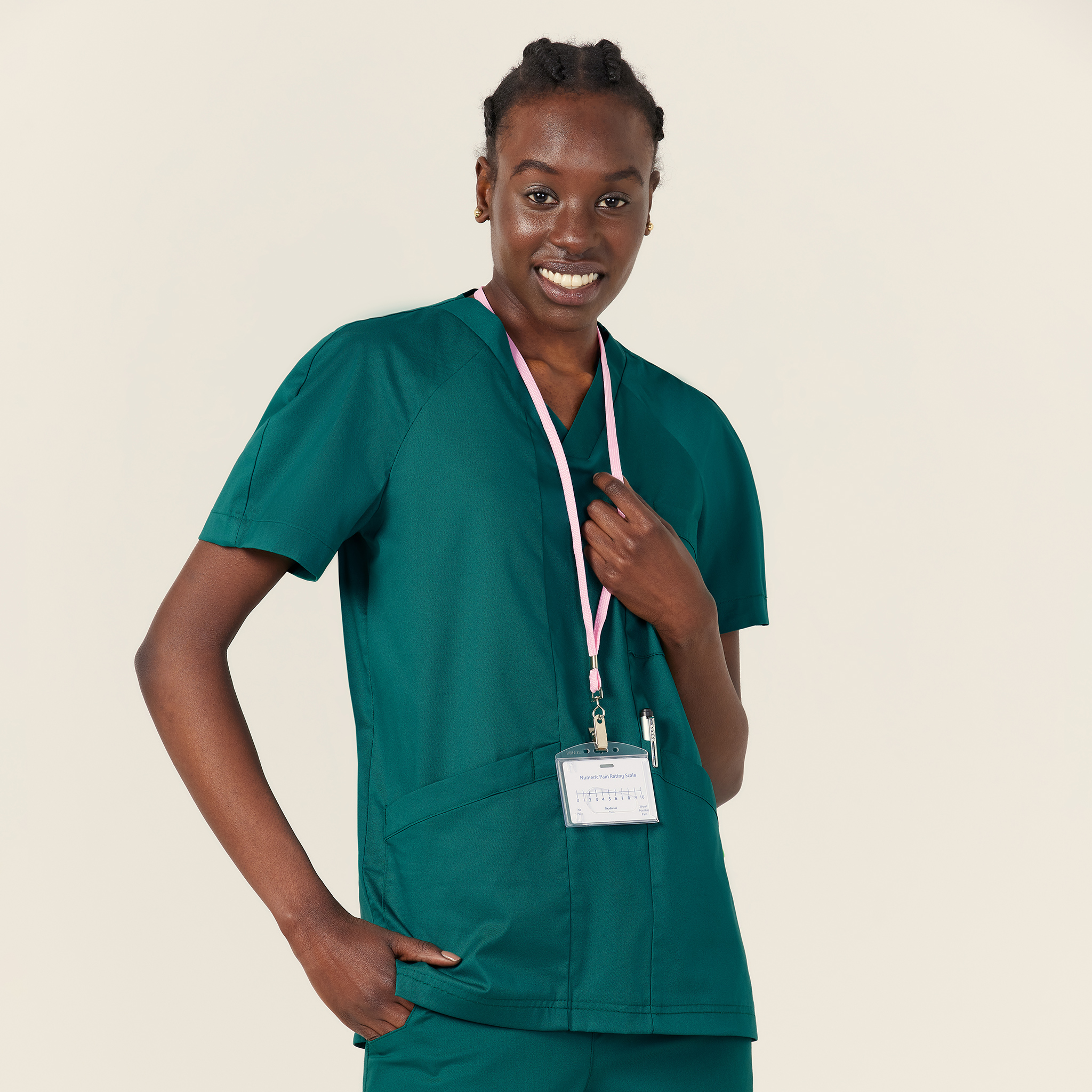 Next-Gen Antibacterial Active Carl Scrub Top, green | NNT Uniforms