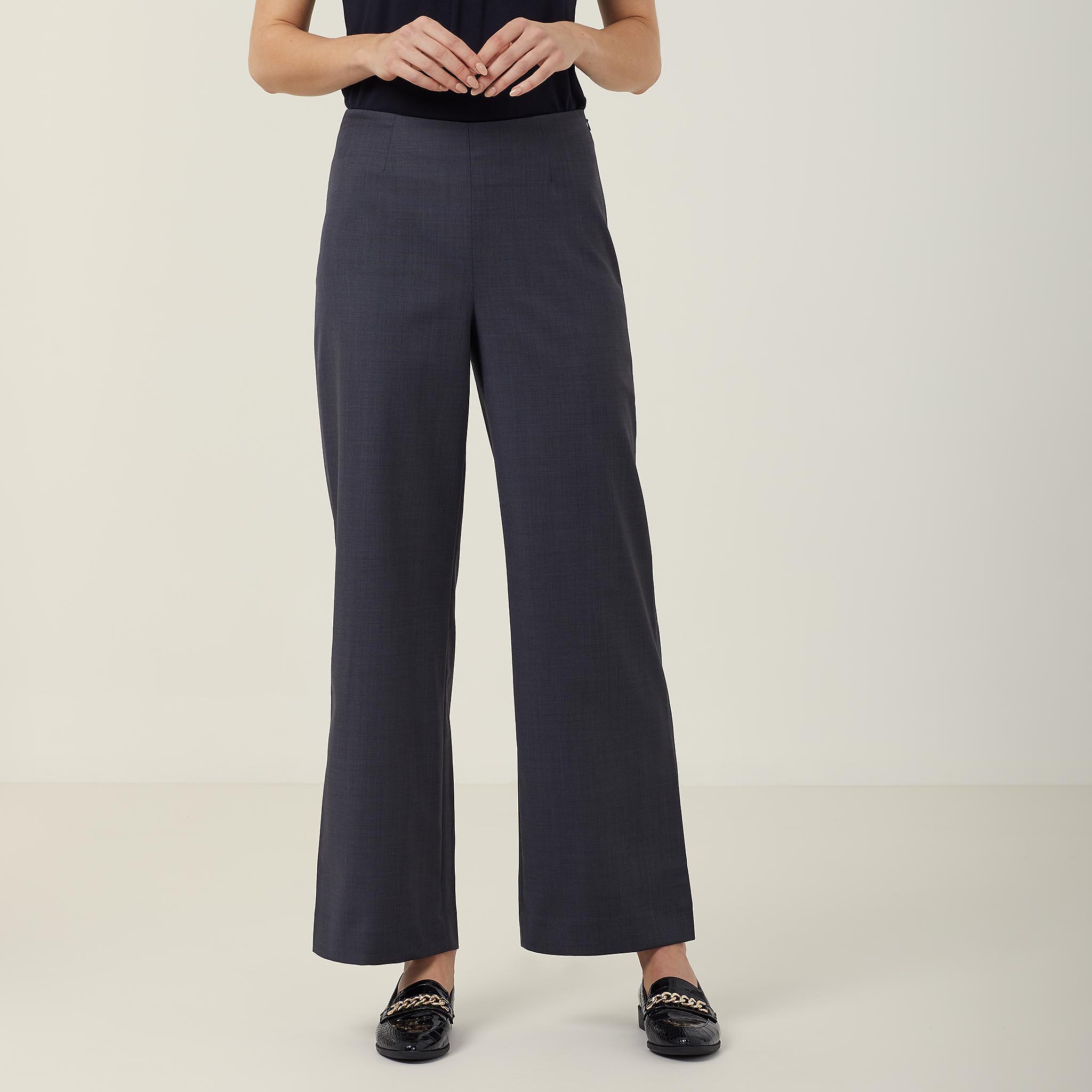 Wideleg Pant, black | NNT Uniforms