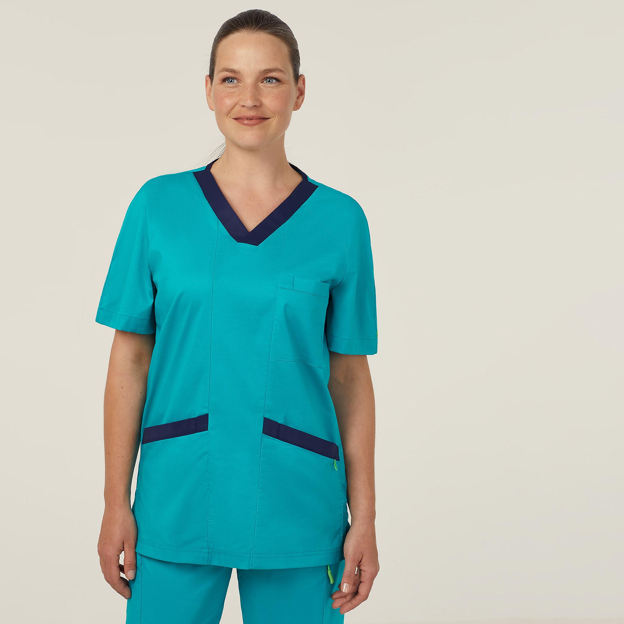 Koller V-Neck Scrub Top, green | NNT Uniforms