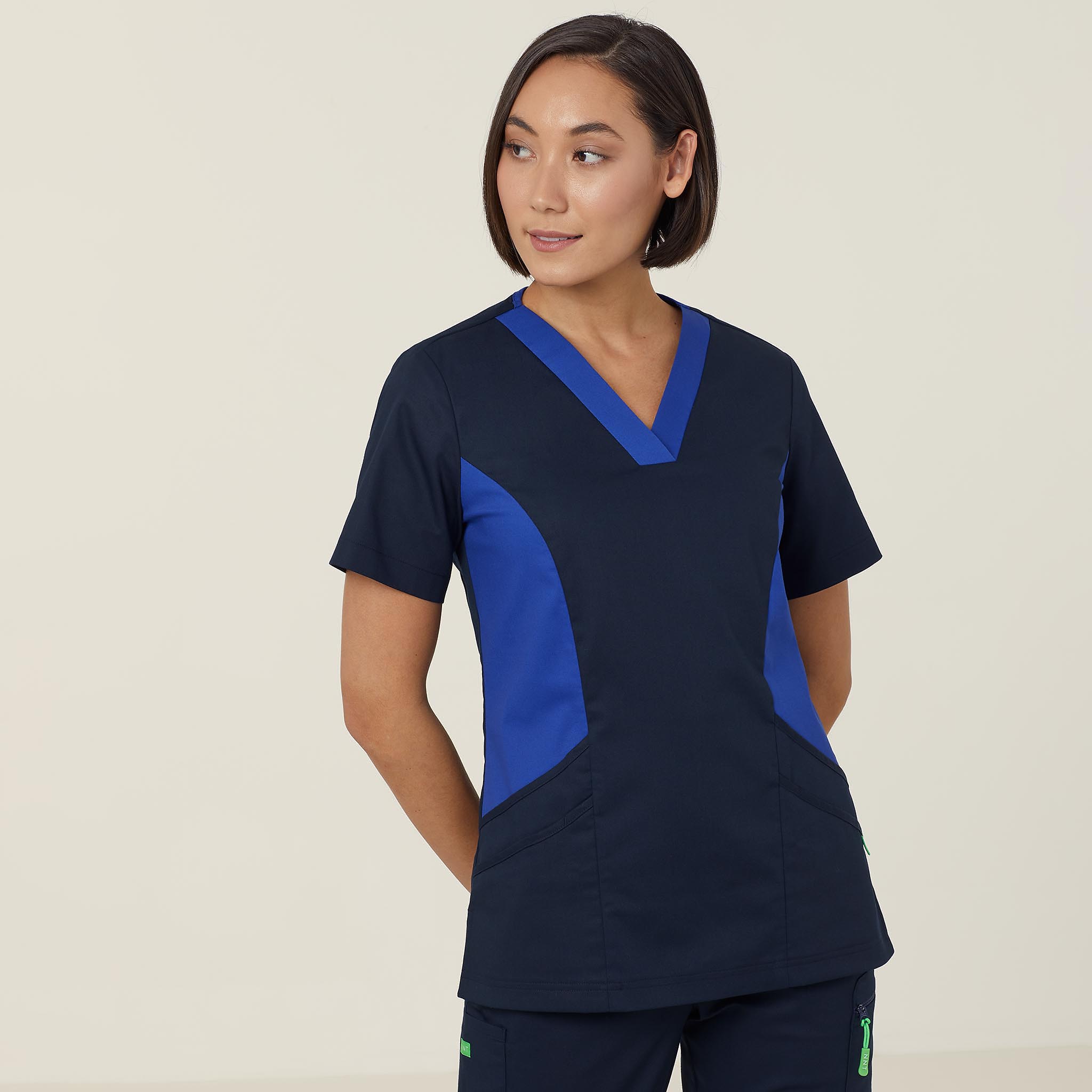 Next-Gen Antibacterial Active Nightingale Scrub Top, navy | NNT Uniforms